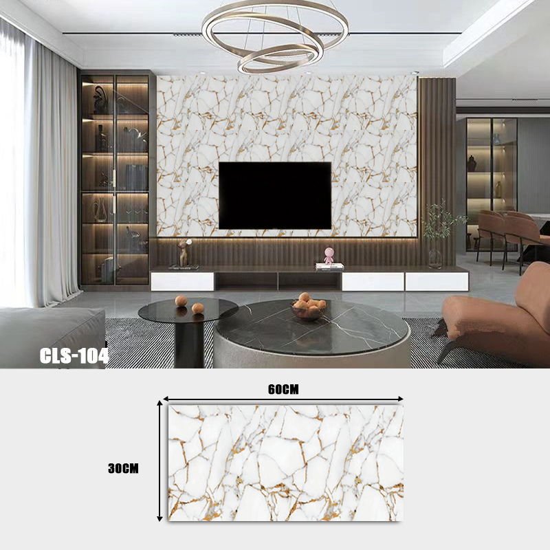 Jual Wallpaper Dinding Vinyl Marble 30 x 60 cm 0,3cm (PAKET 20 LEMBAR ...