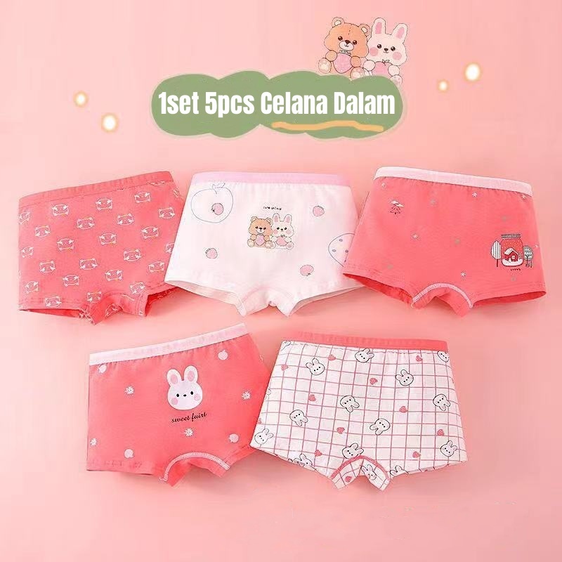 Jual Celana Dalam Anak Boxer Cewek Perempuan Katun Murni Celana Dalam ...