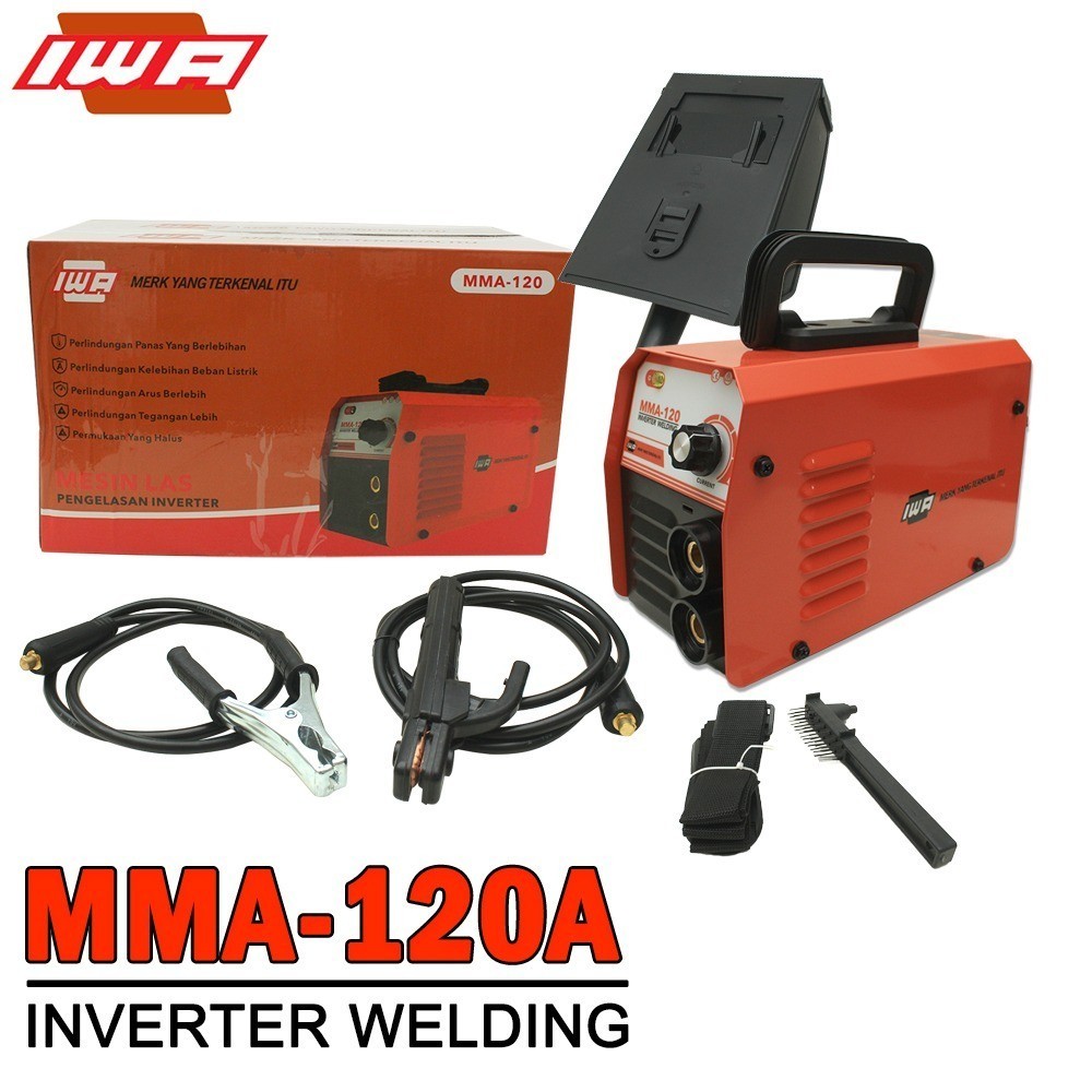 Jual Mesin Trafo Las Listrik 450 Watt Iwa MMA 120 Travo Welding Inverter Murah | Shopee Indonesia