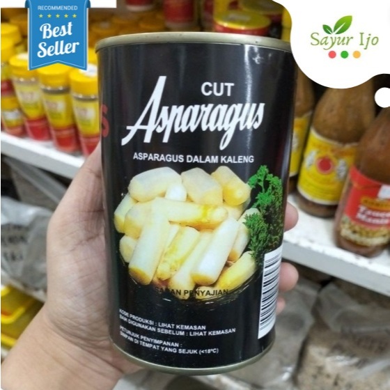 Jual MAMATA Asparagus CUT 430 Gram / Kaleng Fresh Asparagus Dalam ...