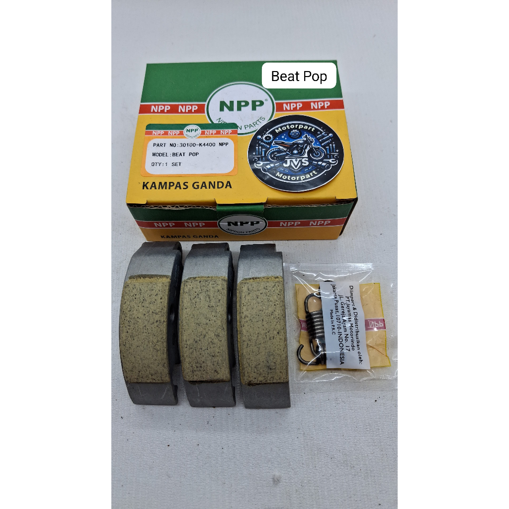 Jual JVS - Kampas Ganda Only BEAT POP Original NPP | Shopee Indonesia