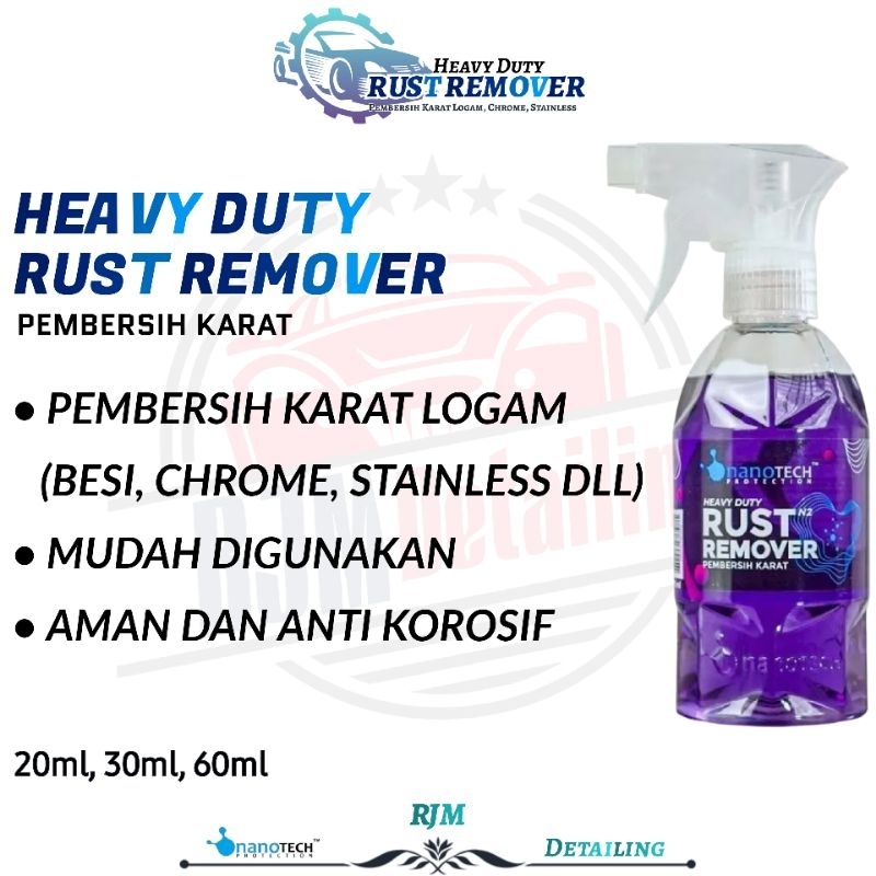 Jual RUST REMOVER HEAVY DUTY REFILL - nanoTECH PROTECTION - PEMBERSIH ...