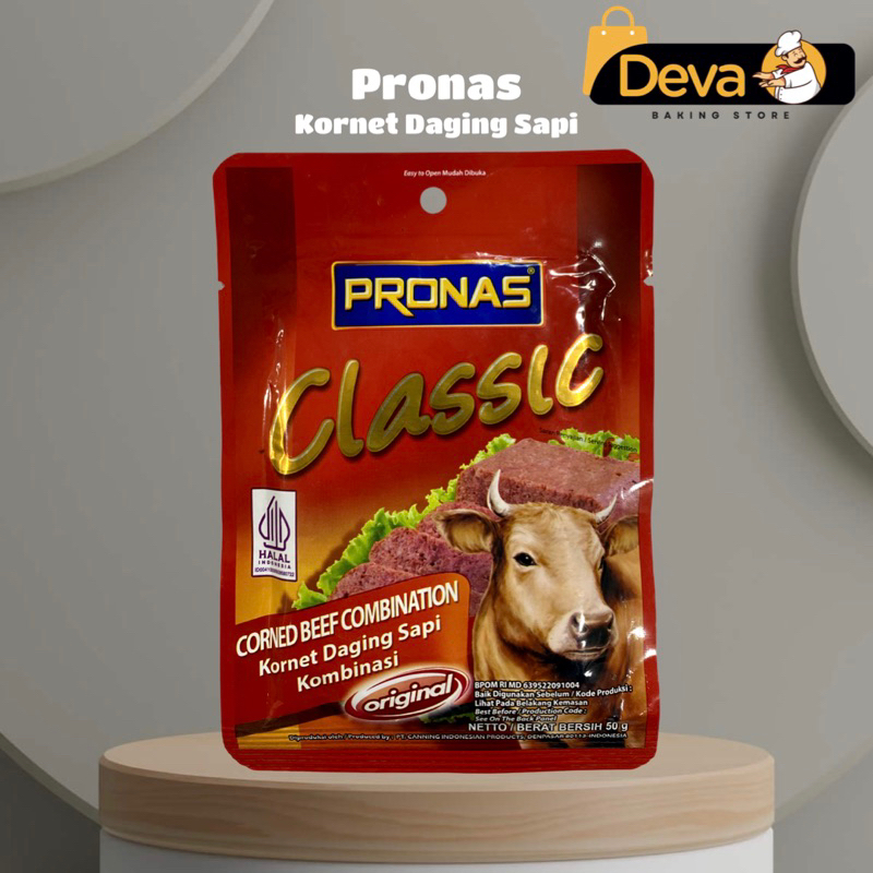 Jual Pronas Classic Kornet Daging Sapi 50gr | Shopee Indonesia