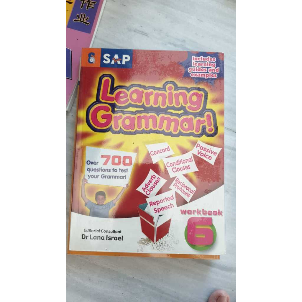 Jual LEARNING GRAMMAR WORKBOOK 6 OVER 700 QUESTIONS TO TEST YOUR ...
