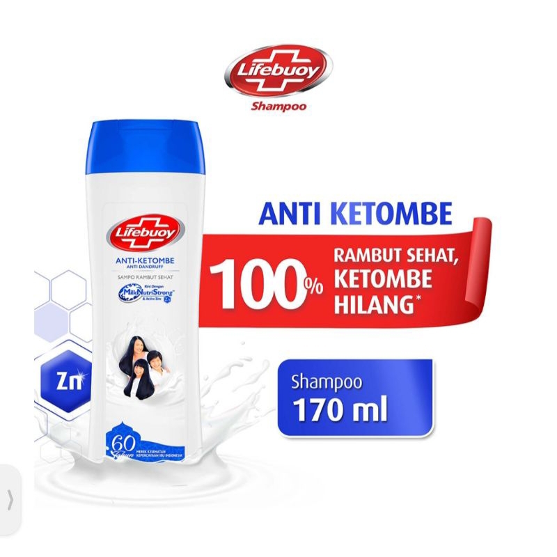 Jual Shampoo Shampo Lifebuoy Tube Botol Anti Ketombe 170ml Sampo ...