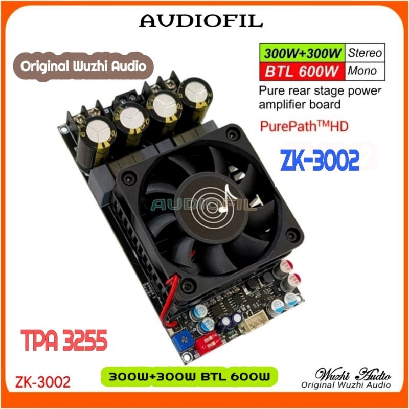 Jual ZK-3002 TPA3255 Amplifier Class D Stereo / BTL bridge Hifi ...