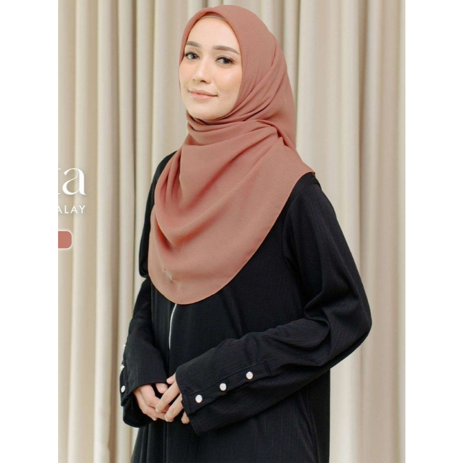 Jual Hibab Segi Empat khas Malaysia Zanita Malay tetap syar'i dengan ...