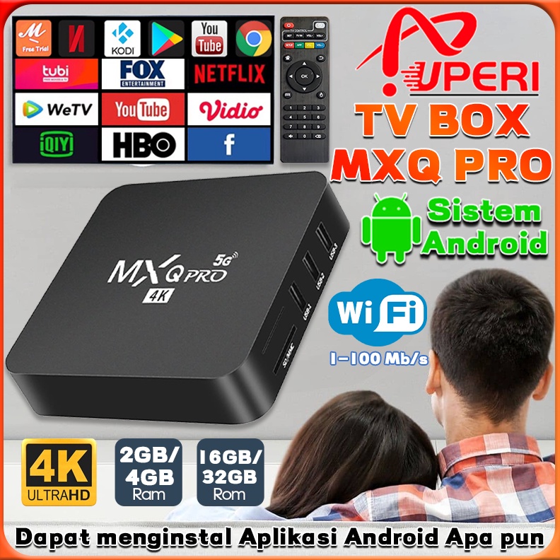 Jual MXQ PRO Android TV Box MXQ Pro 24G 5G WIFI 4G32G 2G16G Smart TV 4K Box Ultra HD 4K v Y5N9 ...