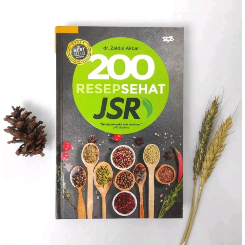 Jual Buku 200 Resep Sehat JSR Original, Dr. Zaedul Akbar Free buku dzikir pagi dan petang ...