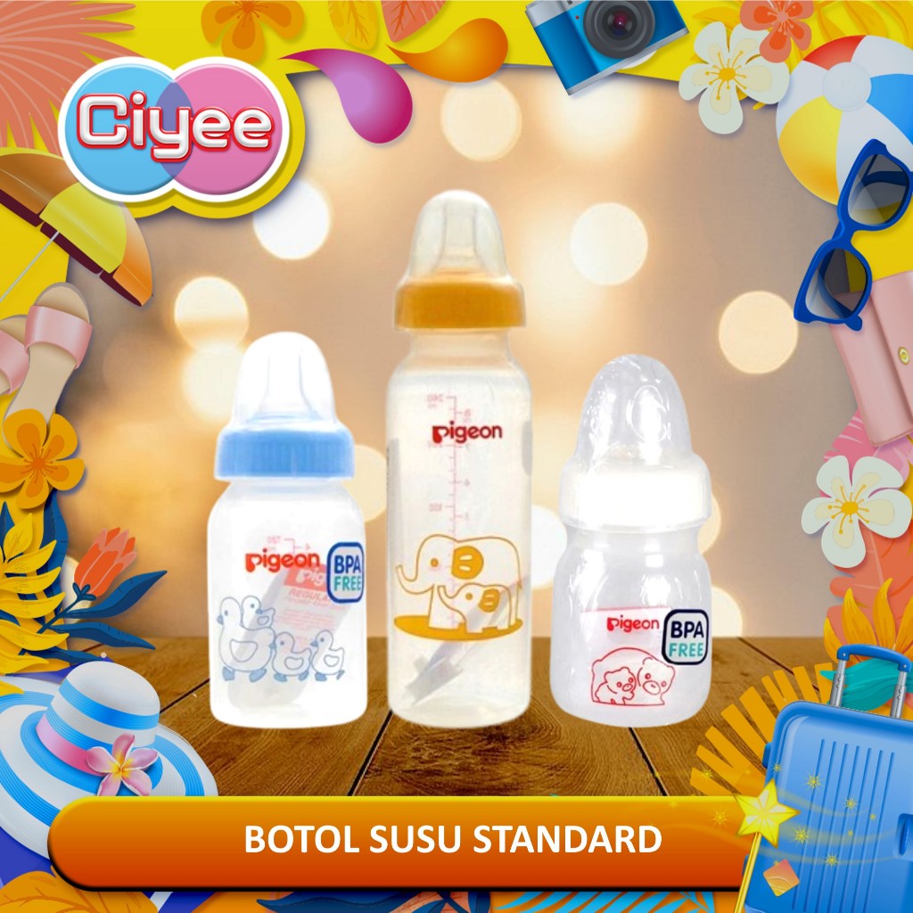 Jual Pigeon Baby Botol Susu Standard 50ml | 120ml | 240ml | Baby Milk ...