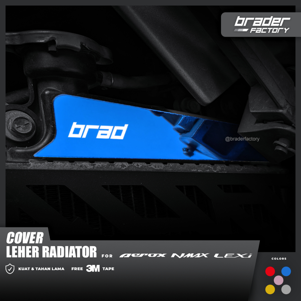 Jual Cover Leher Radiator Akrilik Mirror Two Tone Yamaha Aerox Nmax ...