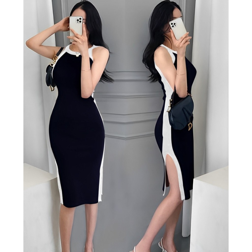 Jual RO Dress Rajut Sydney Ld 90 - 100 cm P 110 cm B 250 gr Cotton ...