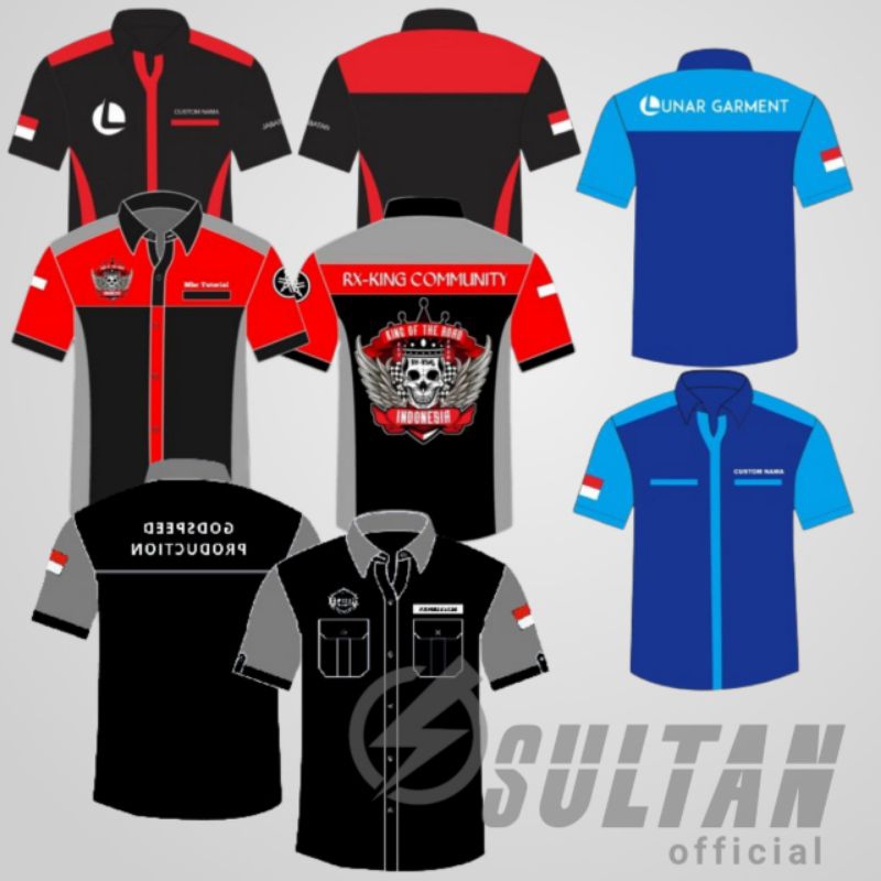 Jual SULTAN SERAGAM CUSTOM MODEL-KEMEJA CUSTOM BORDIR SERAGAM KHUSUS ...