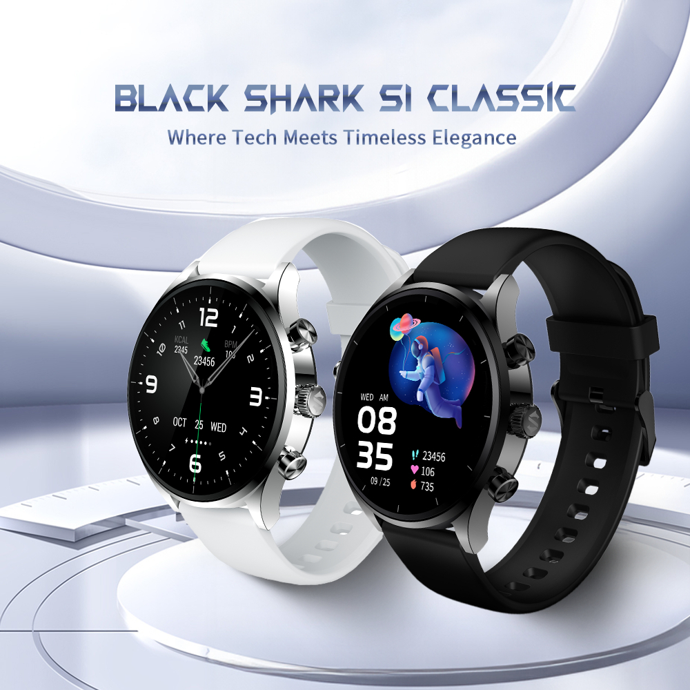 Jual Black Shark Smartwatch S1 Classic AMOLED Display ENC Bluetooth ...