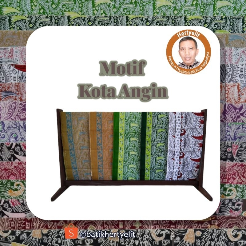 Jual Batik khas Majalengka Motif Kota Angin Kain 2 meter Katun | Shopee ...