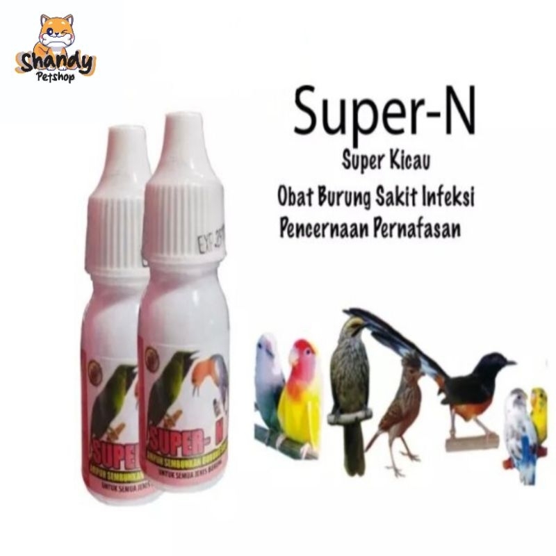 Jual Super-N Super Kicau Obat Burung Sakit Infeksi Pencernaan Diare ...