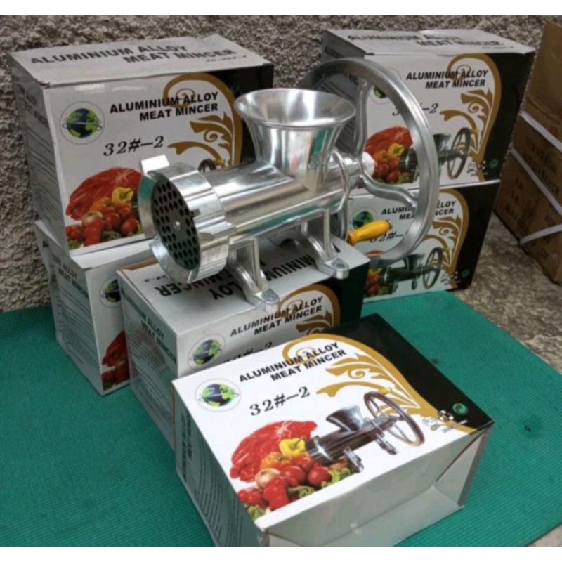 Jual mesin Gilingan Daging 32 Meat Grinder Meat Mincer Aluminium Alloy ...