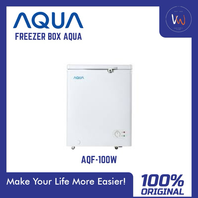 Jual Freezer Box Aqua AQF-100W / Freezer Box 100 Liter / Freezer Es ...