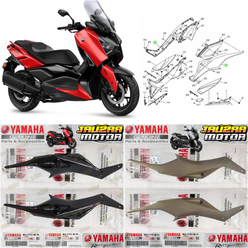 Jual Cover Side 1 Dan 2 Delta box NEW XMAX V2 250 300 Connected BKA ...