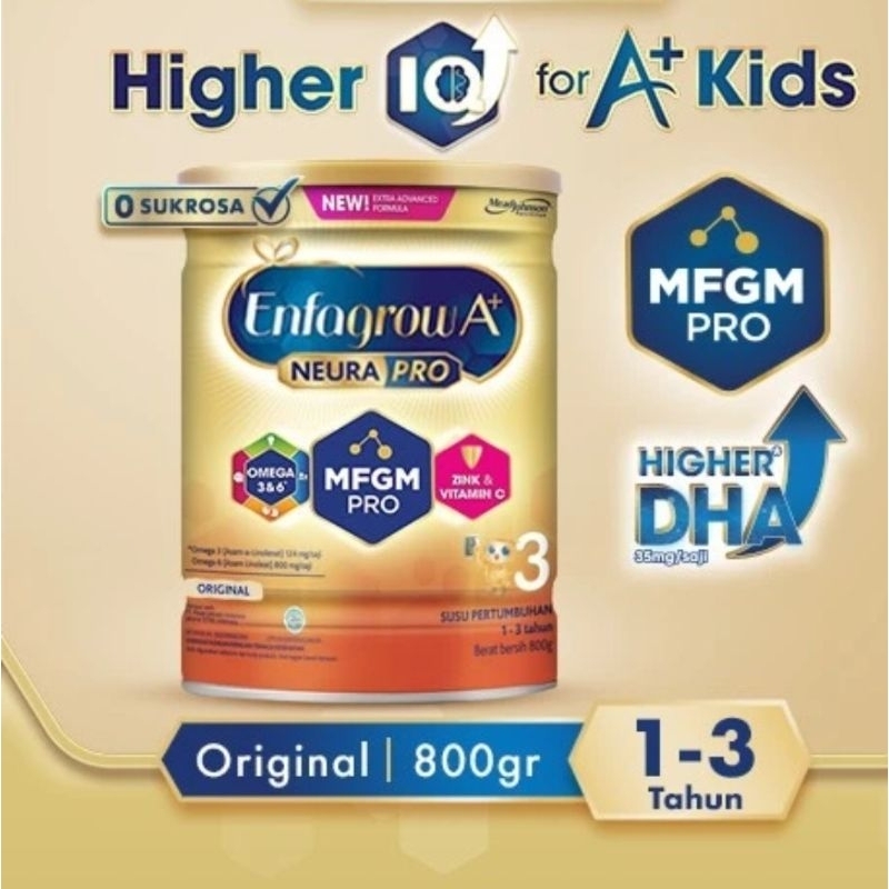 Jual Enfagrow A+3 Rasa Original 800gr | Shopee Indonesia