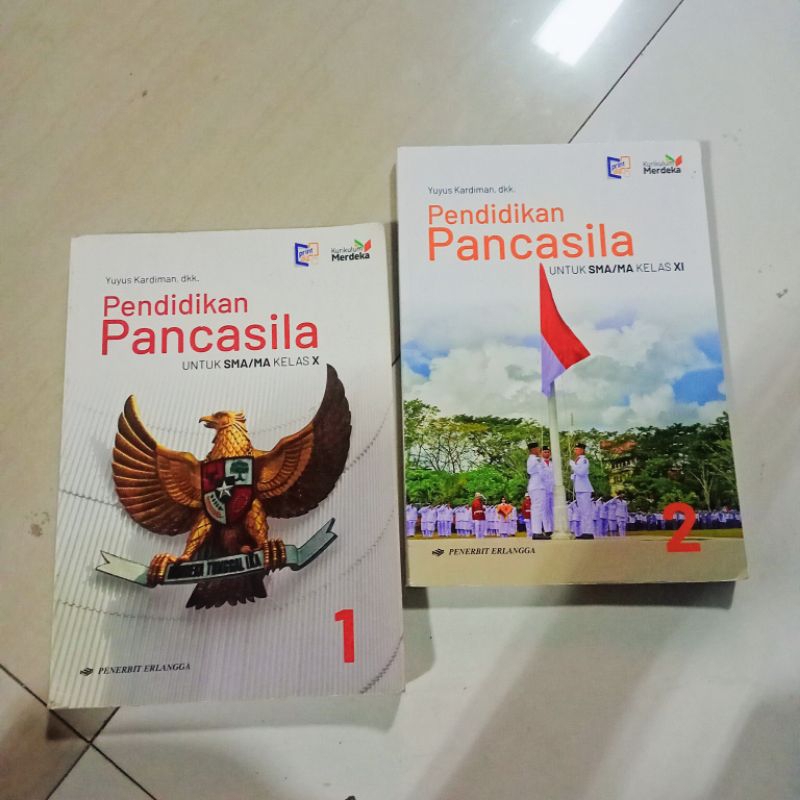 Jual Buku Paket Pendidikan Pancasila KURIKULUM MERDEKA PENERBIT ERLANGGA | Shopee Indonesia