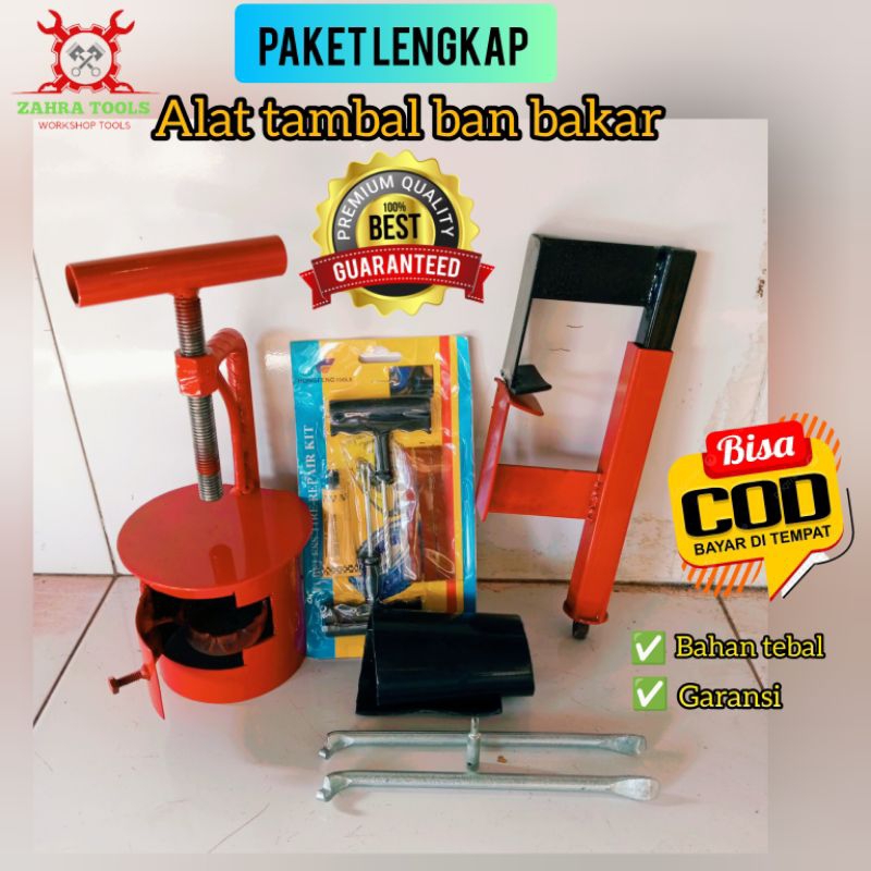 Jual SEPAKET komplit Alat tambal ban bakar dan tambal ban tubeless ...