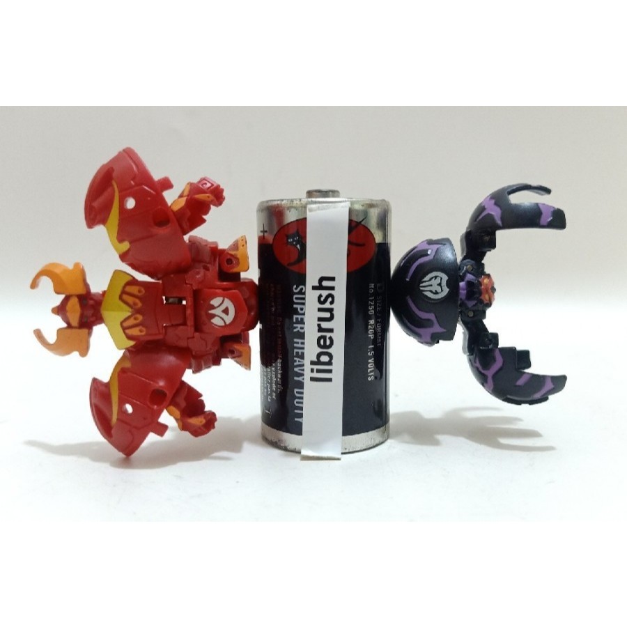 Jual spinmaster bakugan krakix pyrus fear ripper darkus figure original ...
