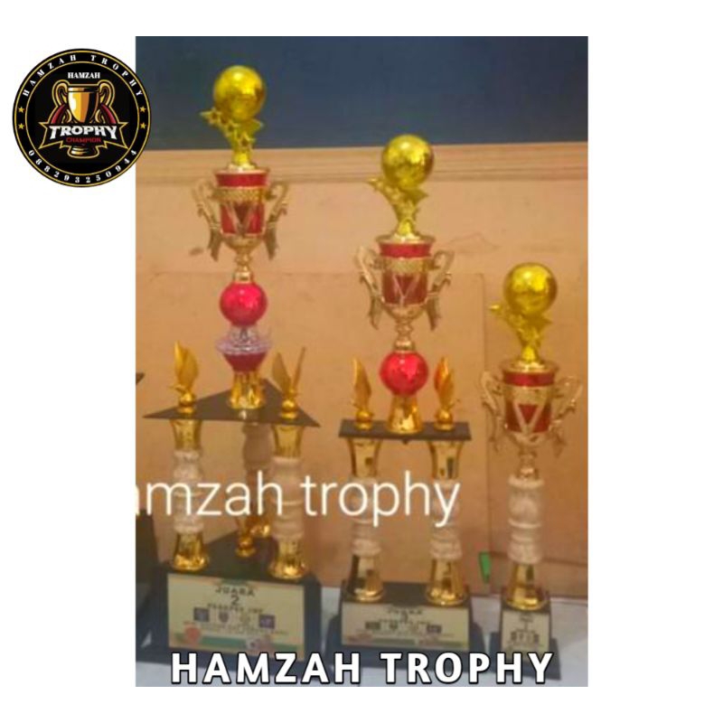 Jual trophy piala 1 set kaki 321 juara 123 ( 95cm,85cm,60cm ) | Shopee Indonesia