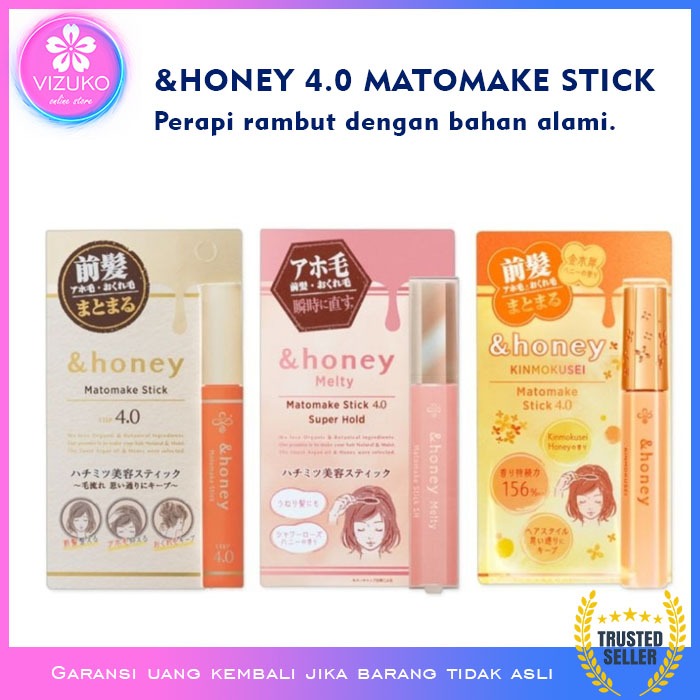 Jual &Honey 4.0 Matomake Stick Ori Japan - Natural, Kinmokusei, Super Hold | Shopee Indonesia