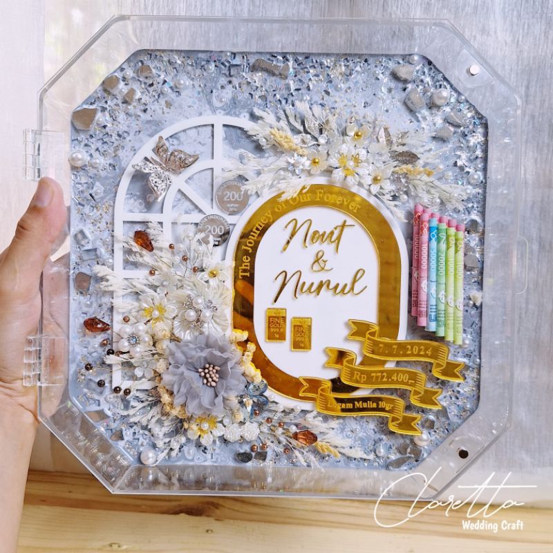 Jual Mahar Premium Sultan mahar nikah resin Full akrilik | Shopee Indonesia