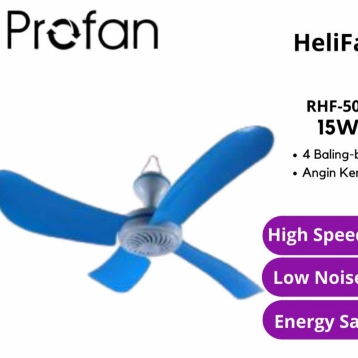 Jual Ceiling Fan Helifan Kipas Angin Gantung Profan | Shopee Indonesia