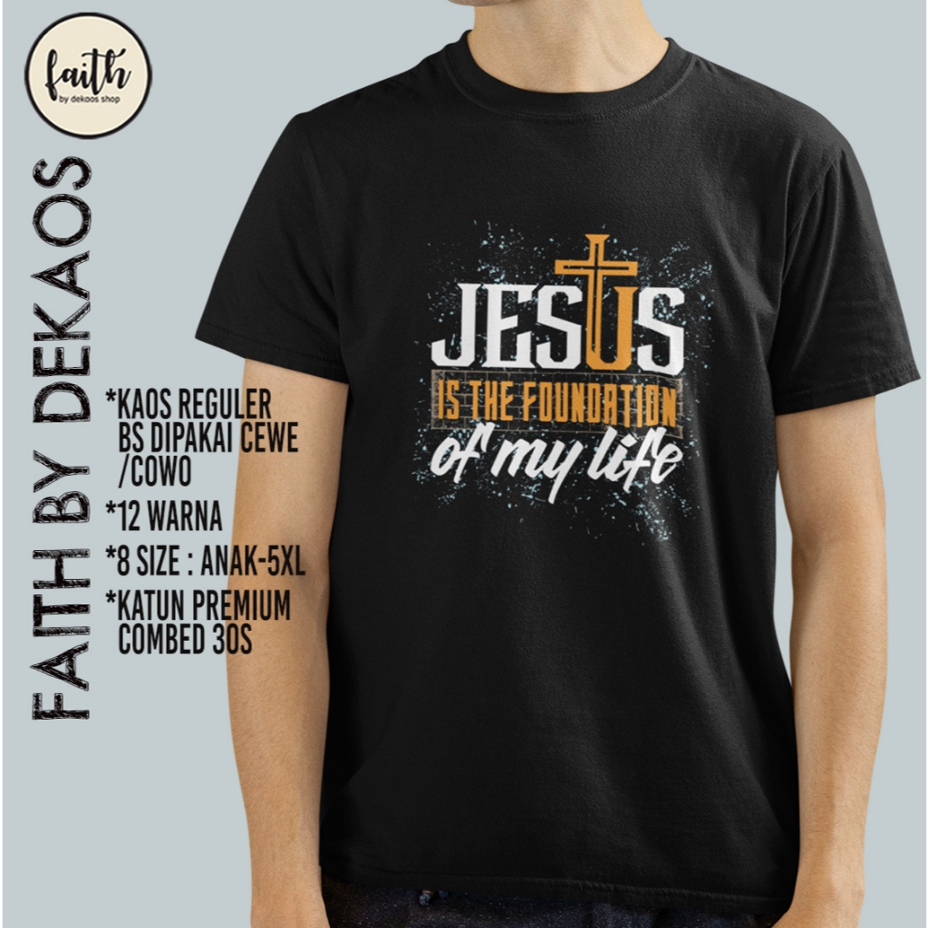 Jual KAOS ROHANI KRISTEN KATOLIK KAOS JESUS PRIA WANITA ANAK BAJU ...