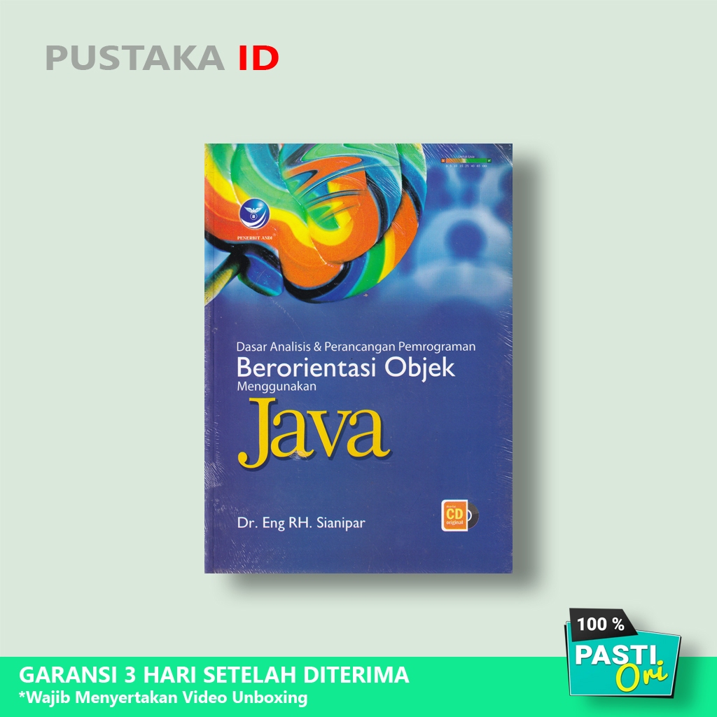 Jual Buku Dasar Analisis Dan Perancangan Pemrograman Berorientasi Objek Menggunakan Java ...