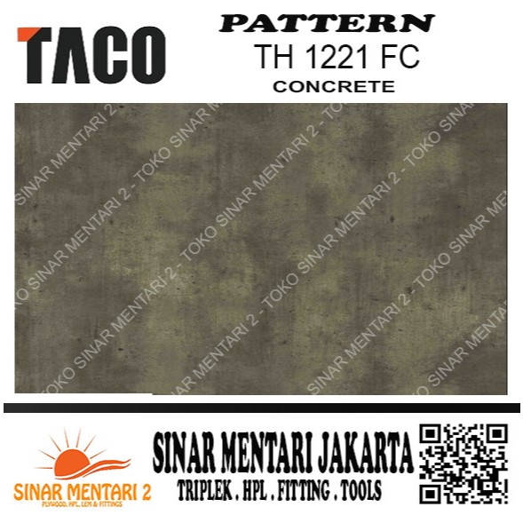 Jual TACO HPL PATTERN TH 1221 FC CONCRETE | Shopee Indonesia