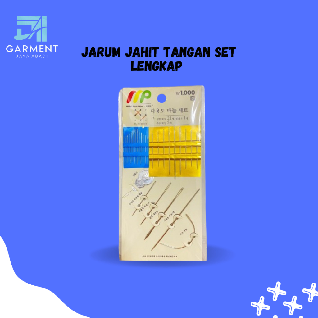 Jual Jarum Jahit Tangan Set Lengkap Premium Product | Shopee Indonesia