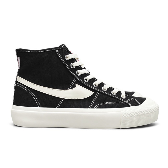 Jual Sepatu Compass Gazelle Hi Black White | Shopee Indonesia