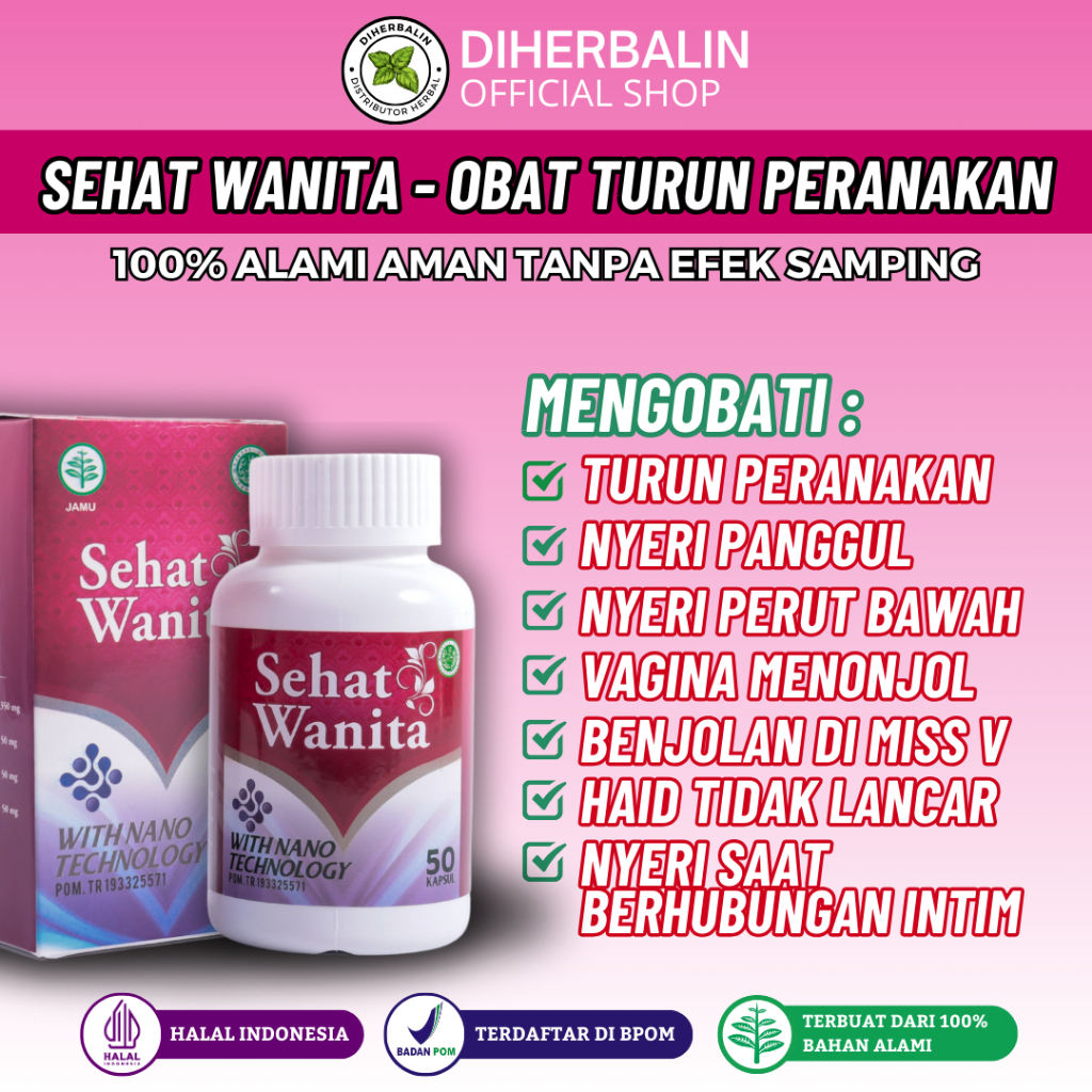 Jual Obat Turun Peranakan Wanita Obat Peranakan Turun Prolaps Uteri ...