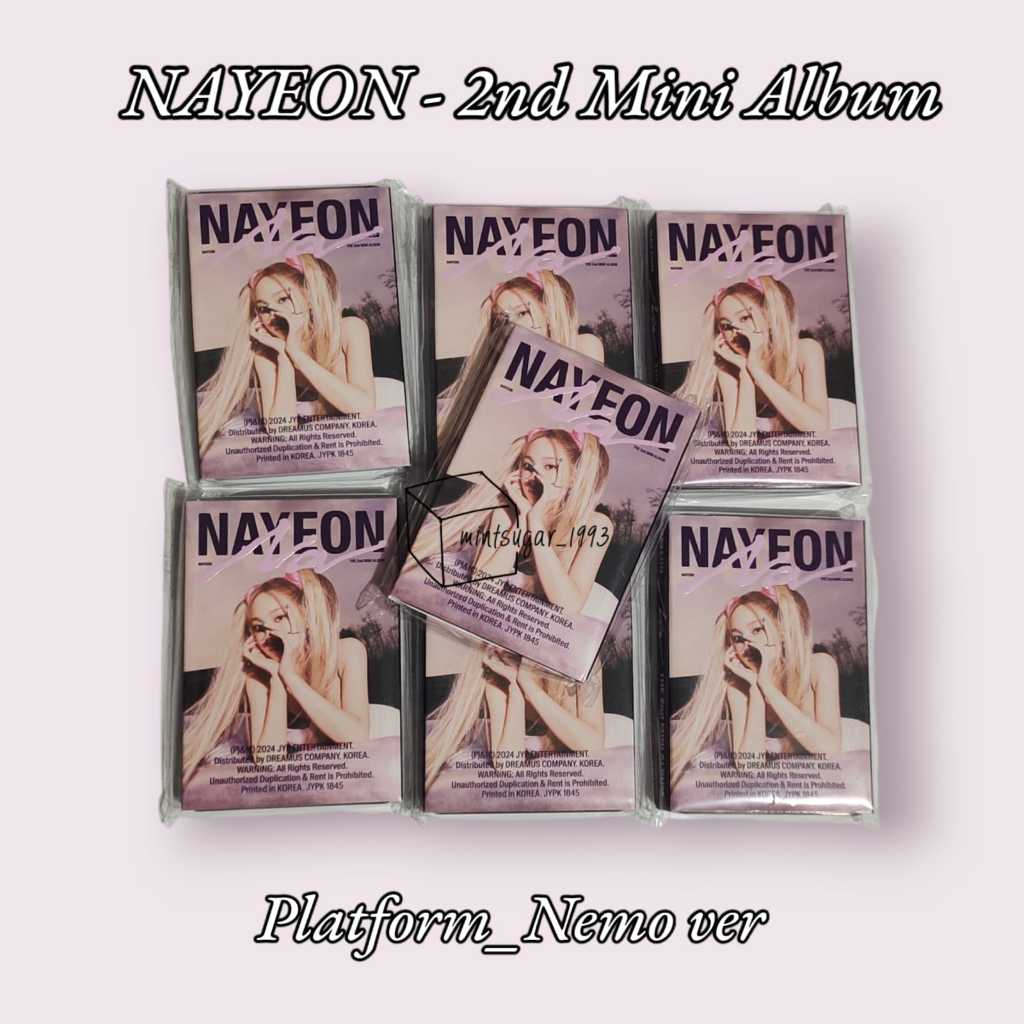 Jual [ READY STOCK SEALED ] NAYEON - 2nd Mini Album [ NA ] PLATFORM ver NEMOZ ver solo albums ...