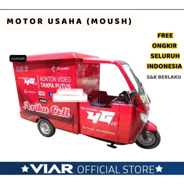 Jual Motor Roda Tiga VIAR KARYA MOTOR USAHA (MOUSH) 1 - PROMO- ORIGINAL ...