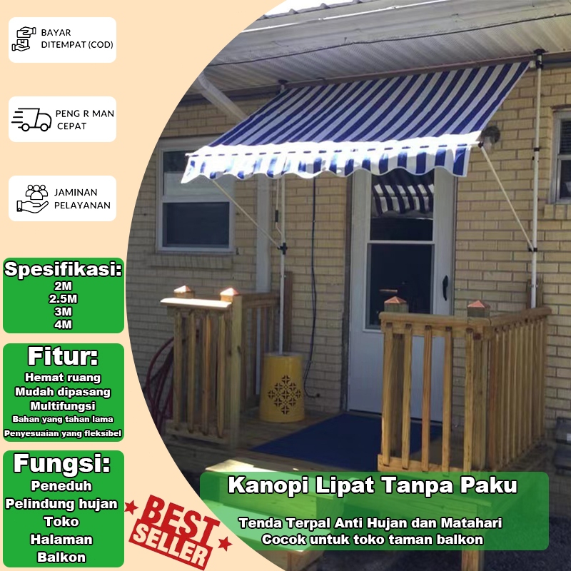 Jual Kanopi Lipat Tanpa Paku - Tenda Terpal Anti Hujan dan Matahari ...
