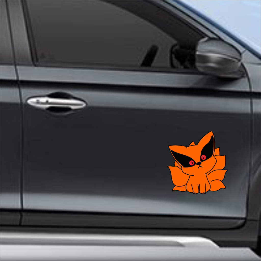 Jual sindeh graphica cutting stiker mobil naruto karakter kurama rubah ...
