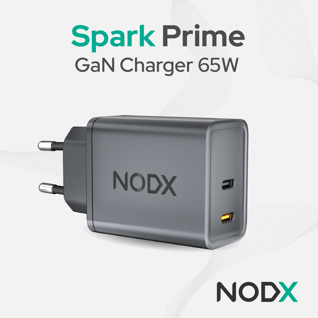 Jual NODX Spark Prime 65W Wall Charger - Basalt Grey | Shopee Indonesia