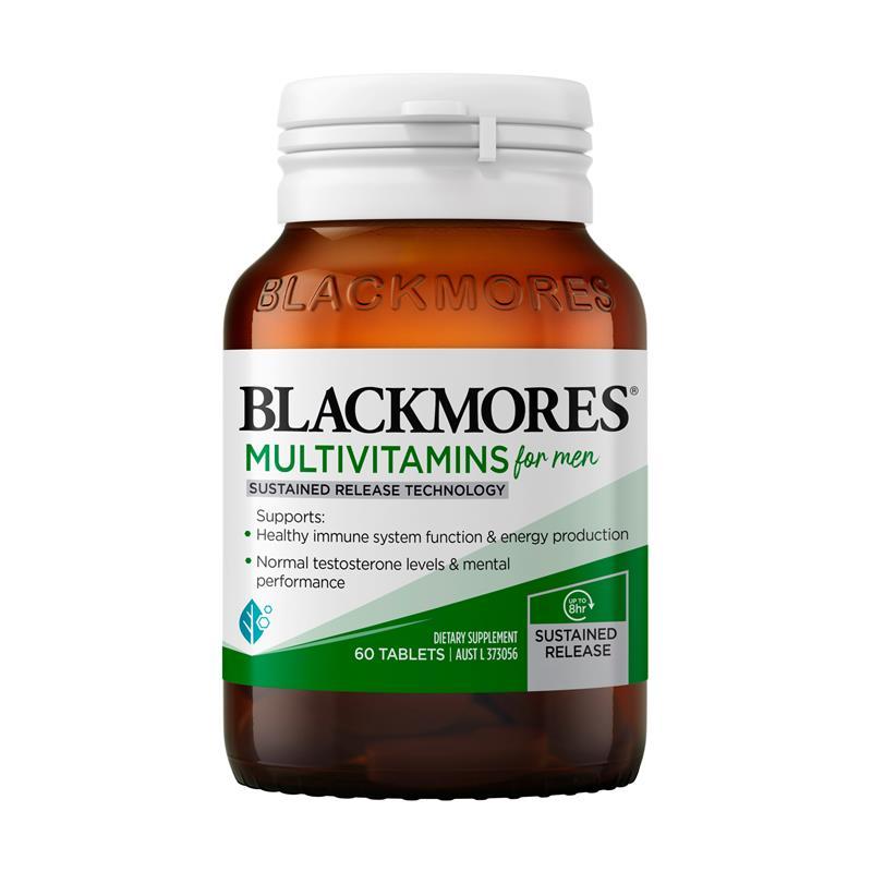 Jual Blackmores Multivitamin For Men Sustained Release - 60 Tablets | Shopee Indonesia