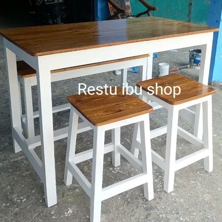 Jual set meja makan meja restoran meja caffe | Shopee Indonesia