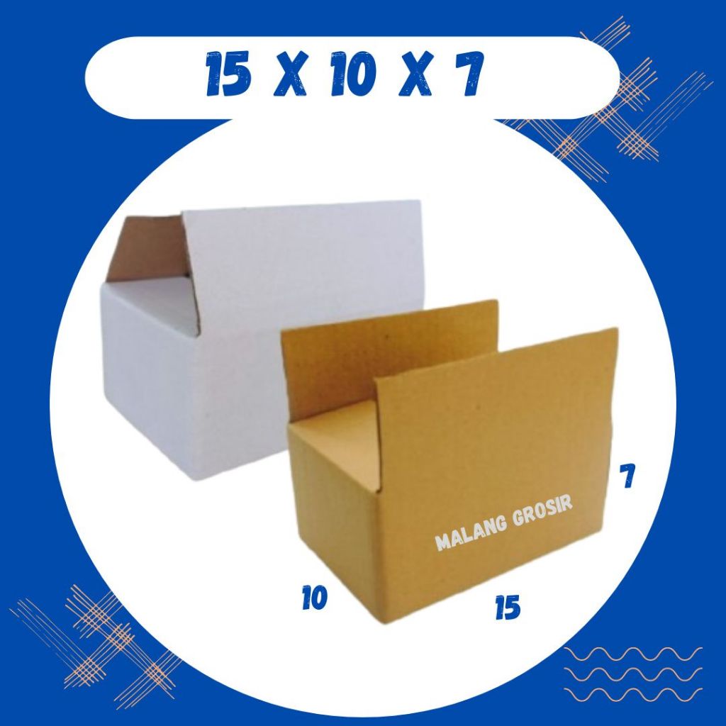 Jual Karton 15x10x7 Kardus A0 Packing Dus Kotak Kemasan Box Aksesoris ...