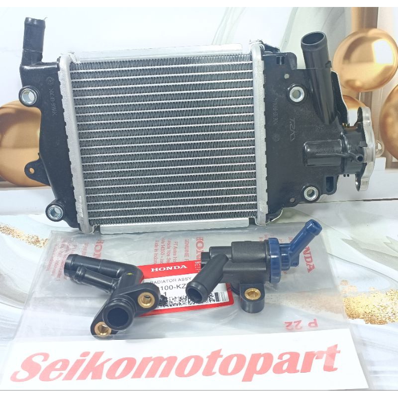 Jual Paketan Komplit Radiator Assy + Thermostat + Pipa Sambungan Selang ...