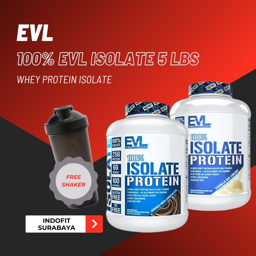 Jual Evlution Nutrition Whey Isolate 5 lbs evl whey protein isolate 5lb ...