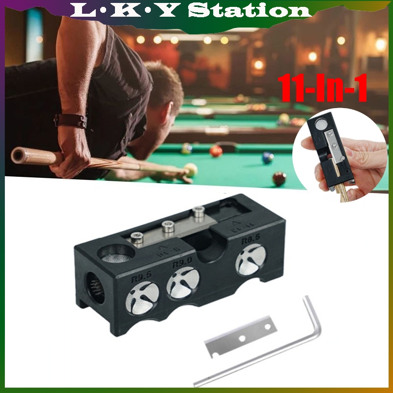 Jual 11 In 1/8 In1 Multifunctional Repair Tool Cue Tip Shaper Alat ...