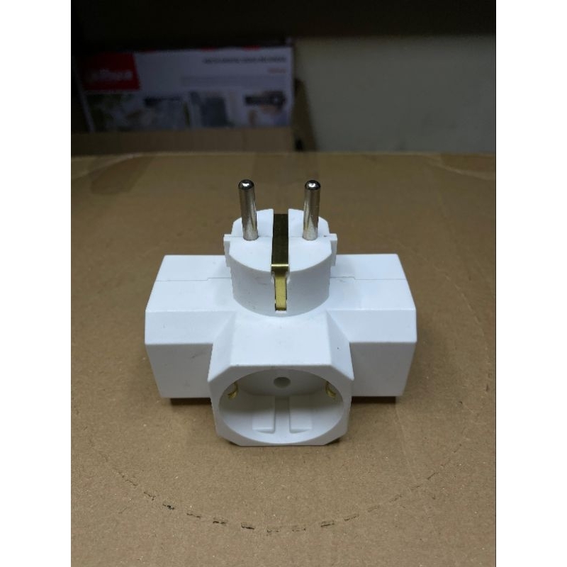 Jual T Arde Broco | Steker T Broco | Broco colokan 3 lubang | Shopee ...