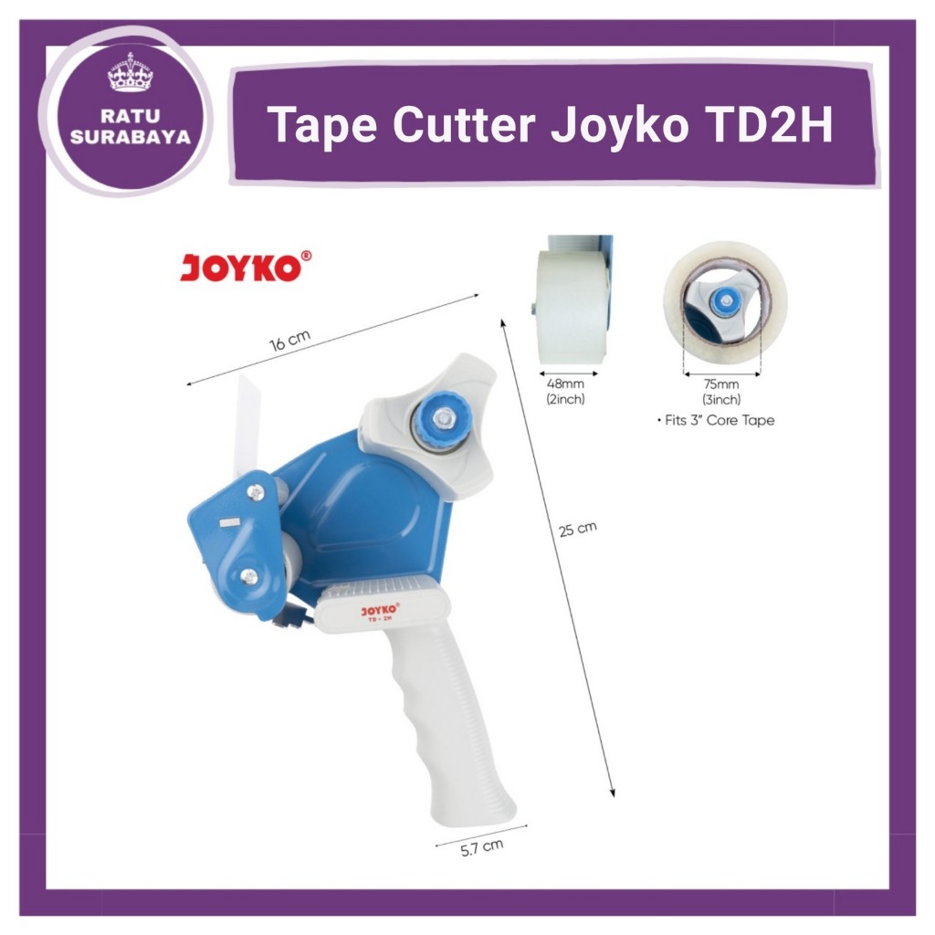 Jual Tape Cutter Dispenser Joyko TD2H Pemotong Lakban Isolasi Selotip 2 ...